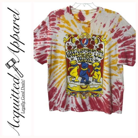 Greateful Dead | Tops | 220 Grateful Dead Productions Tie Dye 3 Dancing ...